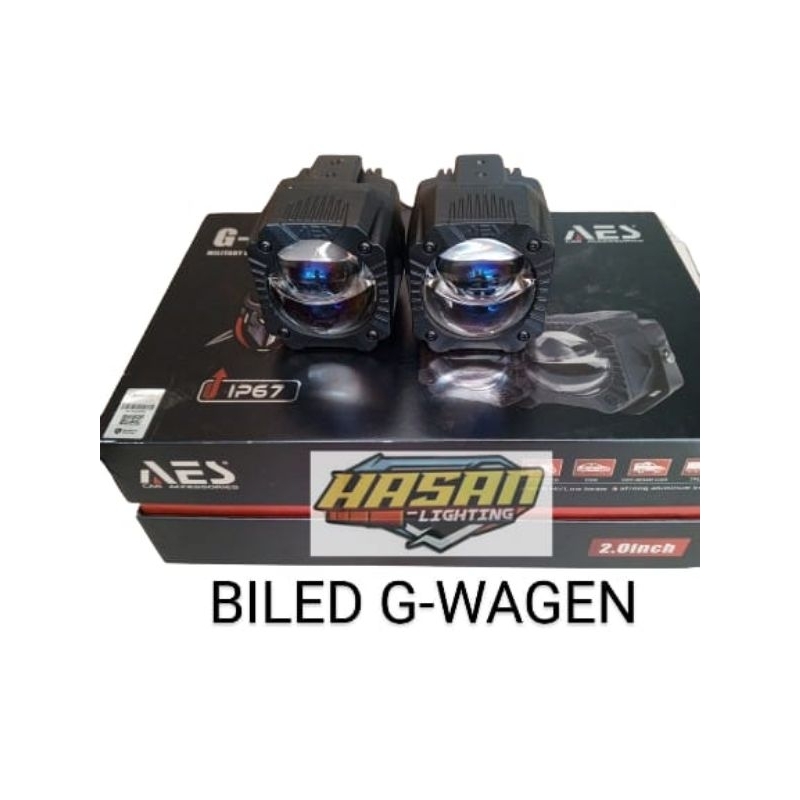 Jual BILED PROJECTOR AES 2 INCH G-WAGEN IP67 WATERPROOF 60W | Shopee ...
