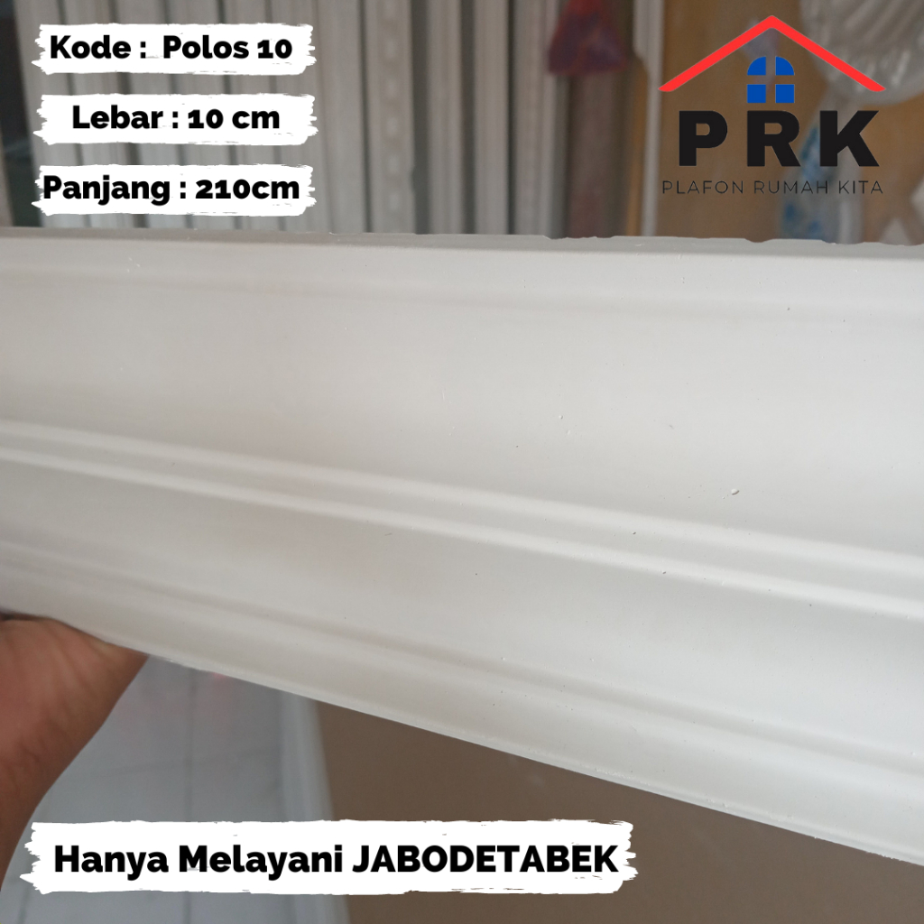Jual Lis List Gypsum Gipsum Motif (MINIMALIS) kiki Polos lebar 10cm ...