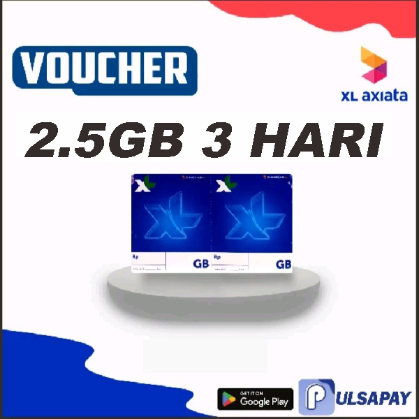 Jual Voucher Internet XL 2.5GB 3 Hari | Shopee Indonesia