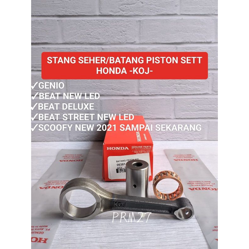 Jual Stang seher (KOJ) batang piston sett Genio/beat new led/Scoopy new ...