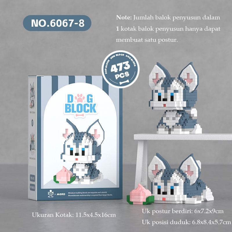 Jual LOZTOYS DIY Bricks Mini Cat Kitten Building Block Nano Blok Model ...