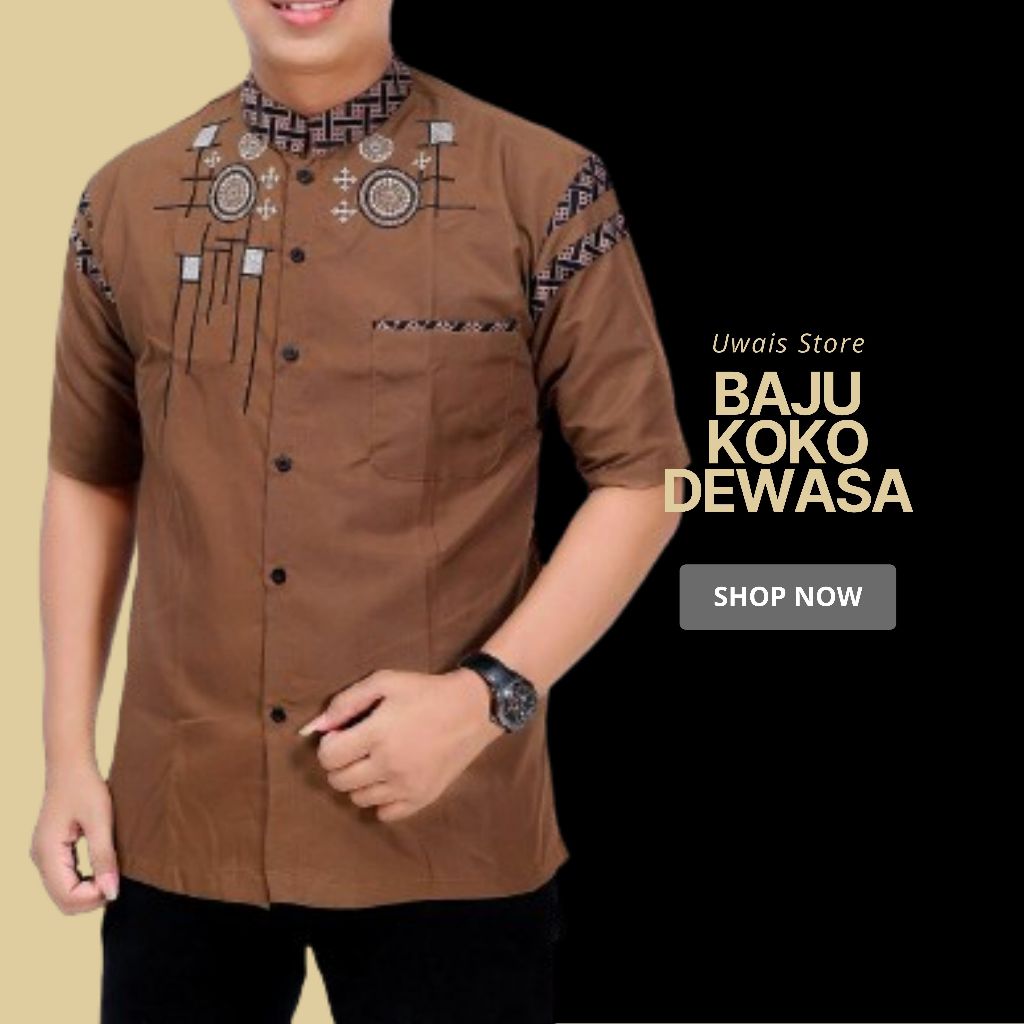 Jual BAJU KEMEJA KOKO PRIA LENGAN PENDEK M L XL TERBARU | Shopee Indonesia