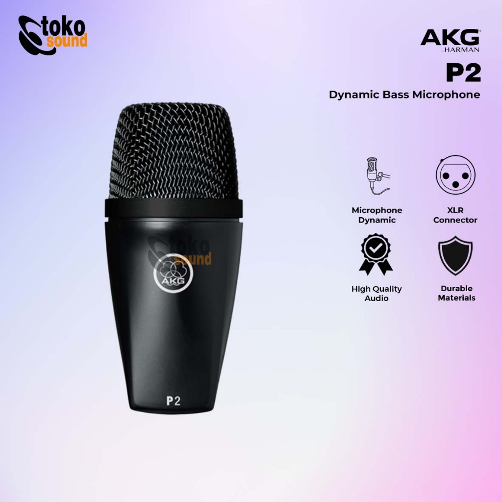 Jual AKG P2 - Dynamic Bass Instrument Microphone | Shopee Indonesia