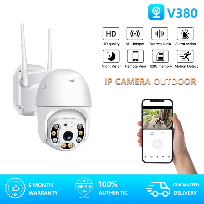 Jual CCTV V380 Pro Outdoor Wifi Kamera IP 8MP 360° 1080P HD Waterproof ...