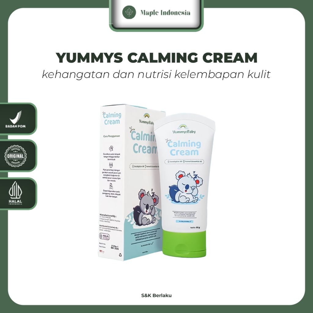 Jual YUMMYS BABY CALMING CREAM ( READY LANGSUNG CHECKOUT) | Shopee ...