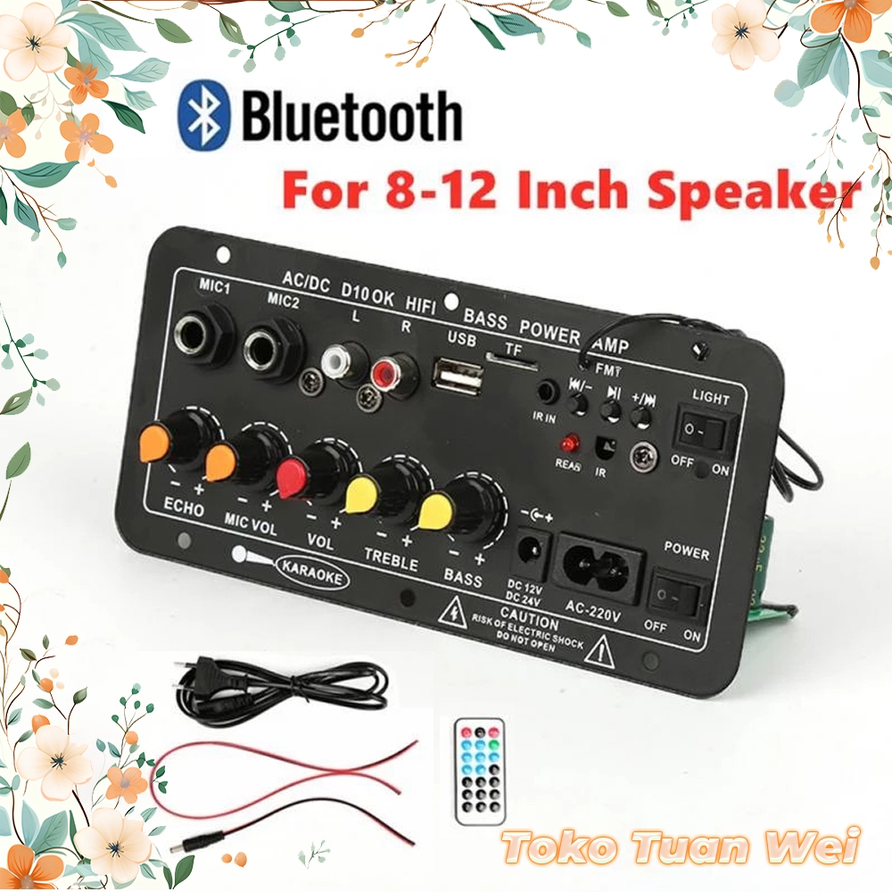 Jual (Stok, Dikirim Dari Jakarta) 400W Bluetooth Amplifier Board 220V ...