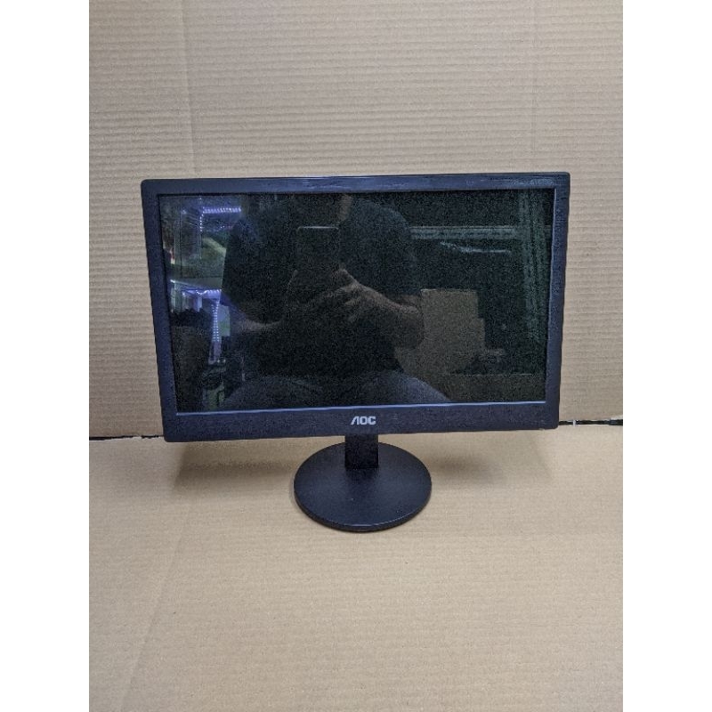 Jual monitor LED AOC 16 inchi E1670Sw | layar jernih murah | Shopee ...