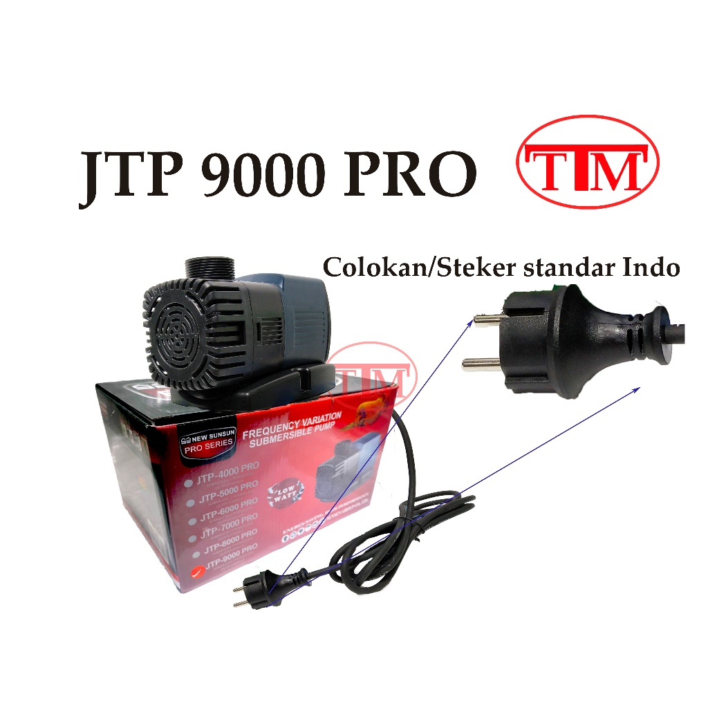 Jual SUNSUN JTP 9000 PRO POMPA CELUP DAN SIRKULASI HEMAT LISTRIK 24 JAM ...