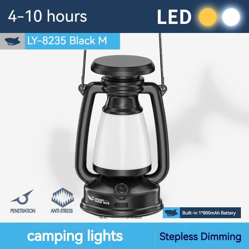 Jual LAMPU CAMPING DIMMER SMILING SHARK LY-8235 - CAHAYA PUTIH & CAHAYA ...