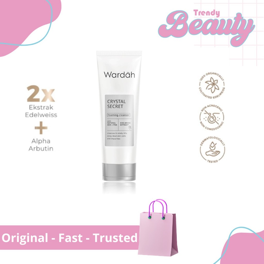 Jual Wardah Crystal Secret Foaming cleanser 100ml - Sabun Cuci Muka ...