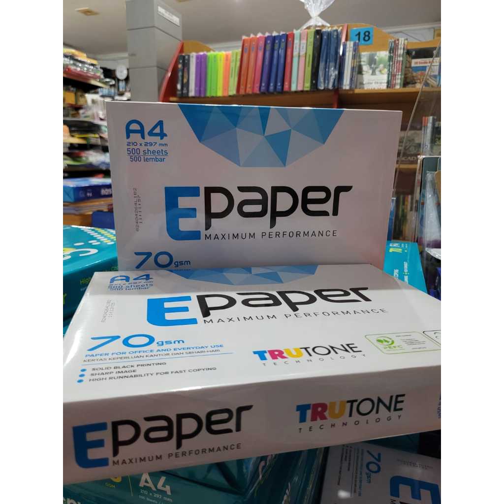 Jual KERTAS HVS E PAPER KERTAS HVS PUTIH A4 70GR E-PAPER | Shopee Indonesia