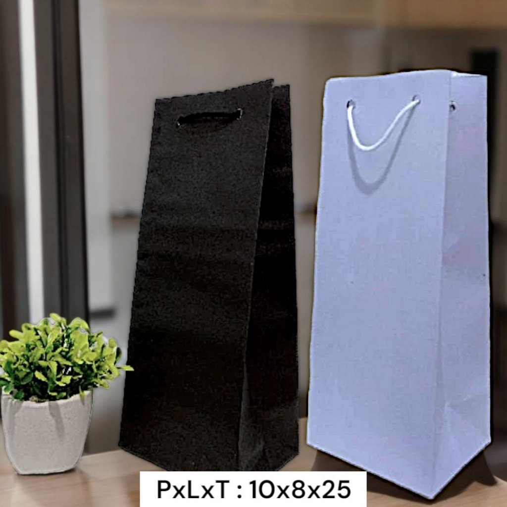 Jual Paperbag Botol 10x8x25 / Tas Souvenir Botol/ BAG SOUVENIR | Shopee ...