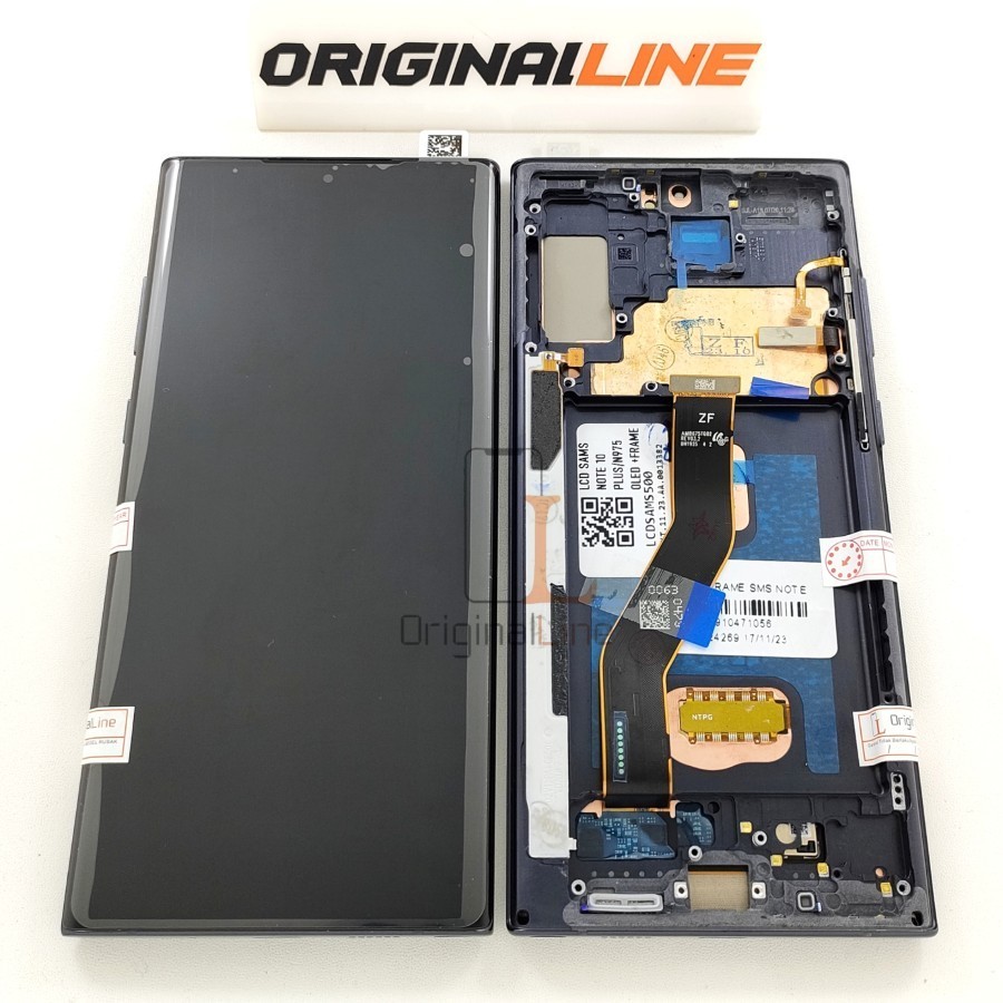 Jual LCD + TOUCHSCREEN FRAME SAMSUNG NOTE 10 PLUS/ N975 (ORI FINGER) | Shopee Indonesia