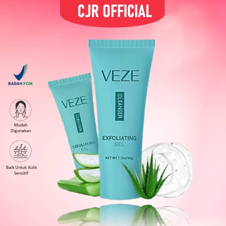 Jual BPOM VEZE 3 Minutes Exfloating Gel Scrub Peeling Eksfloasi Wajah ...