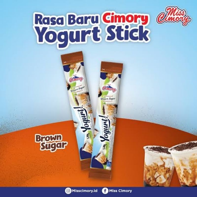 Jual Cimory Yoghurt Stick Brown Sugar 40gram | Shopee Indonesia