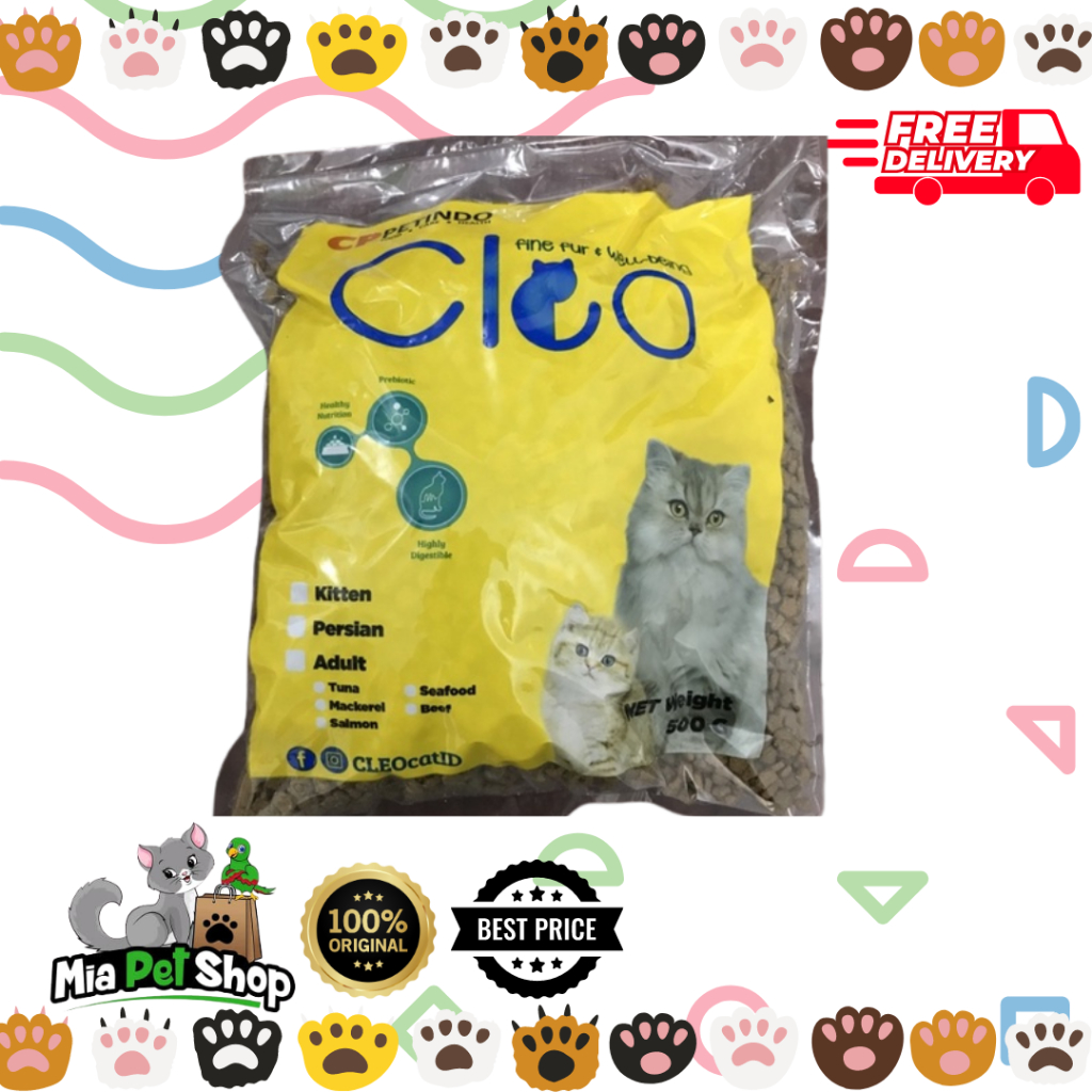 Jual Dry Cat Food Cleo Kitten Ocean Fish 500G - Makanan Kucing Kering ...
