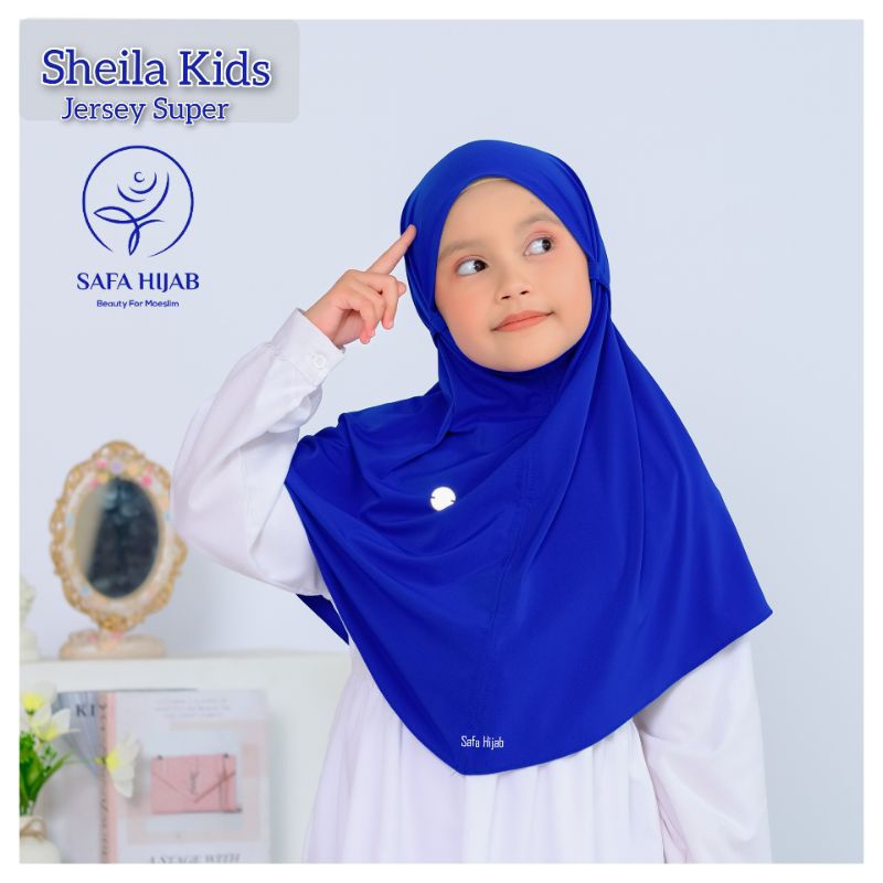 Jual "Terbaru" SHEILA KIDS Bergo Anak Jersey Super Original by Safa ...