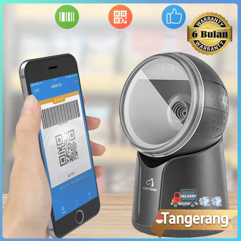 Jual Scanner Barcode 2D Omni Barcode Scanner Autoscan Dekstop QR Code ...