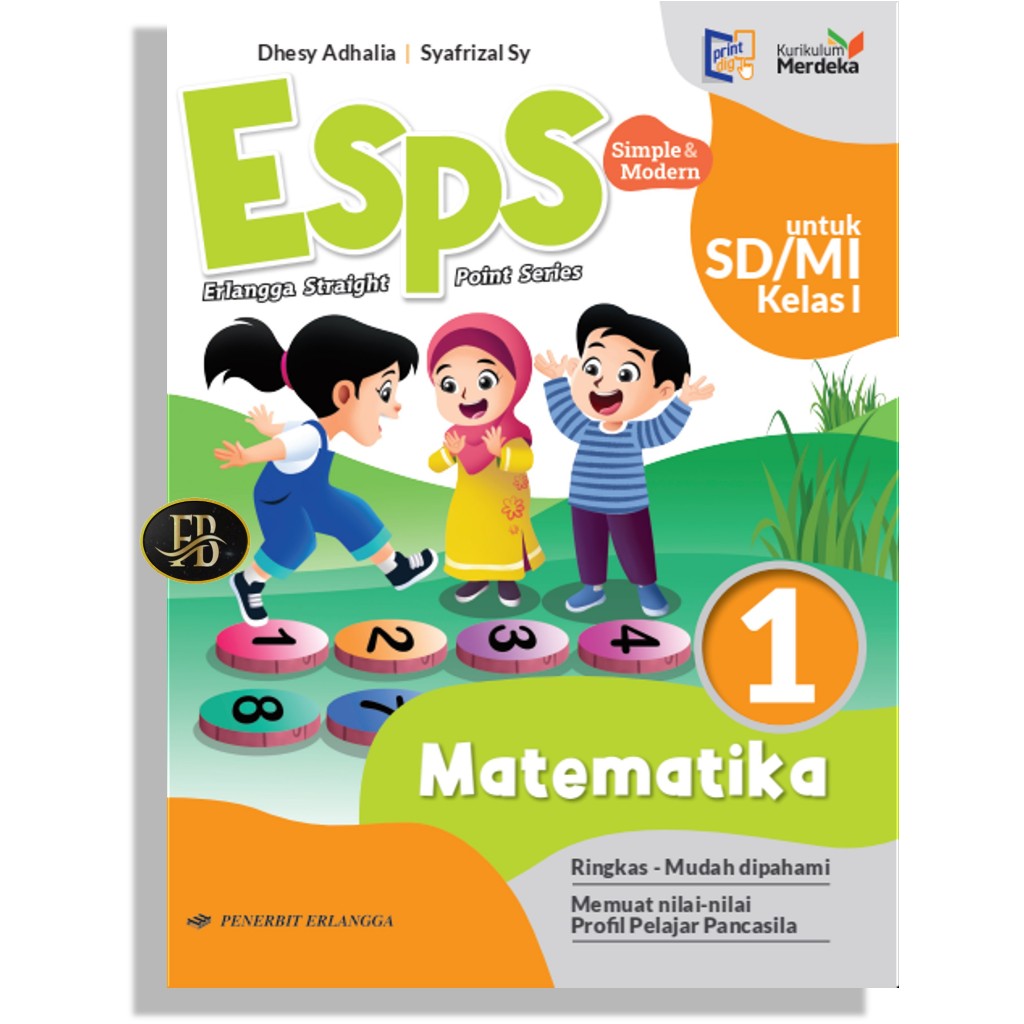 Jual [Penerbit Erlangga] ESPS Matematika kelas 1,2,3,4,5,6 Kurikulum merdeka original | Shopee ...