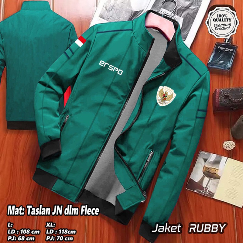 Jual JAKET TIMNAS INDONESIA BAHAN PARASUT TEBAL / JAKET ERSPO / JAKET ...