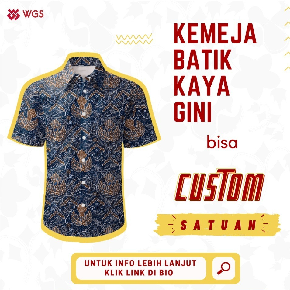 Jual Seragam Batik Custom - Kemeja Batik Custom Printing Bahan Toyobo ...