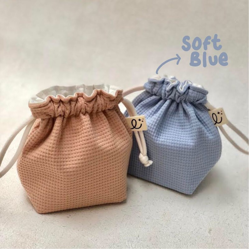 Jual Waffle Pouch Mini | Pouch Makeup - Pouch Serbaguna | Shopee Indonesia