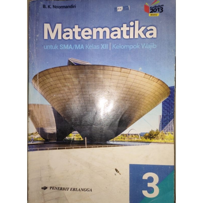 Jual Matematika Wajib Kelas XII penerbit Erlangga Preloved | Shopee Indonesia