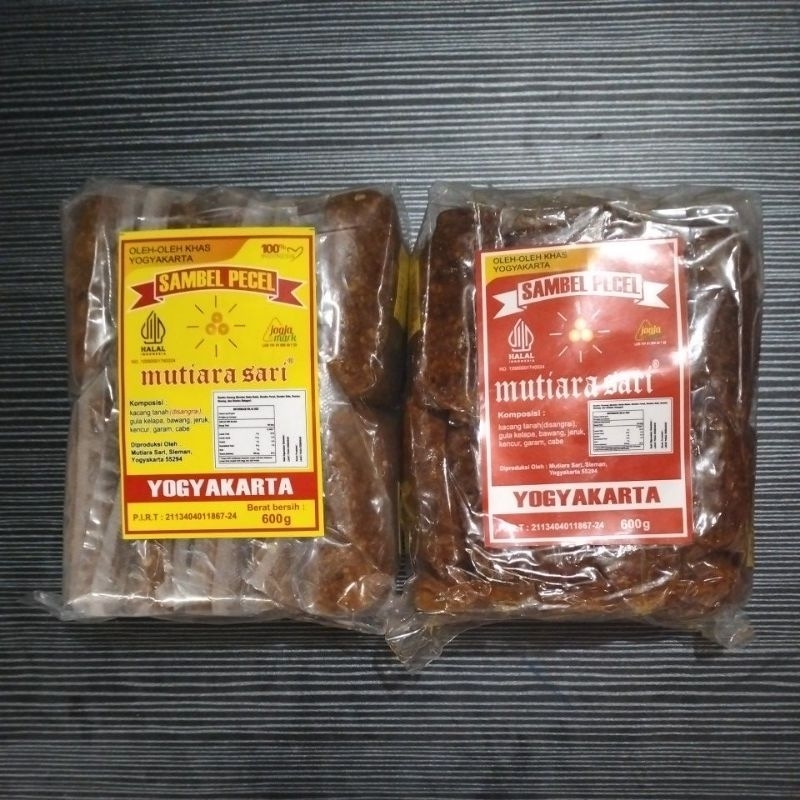 Jual 10pcs/600gram sambel pecel mutiara sari khas jogja/oleh-oleh ...