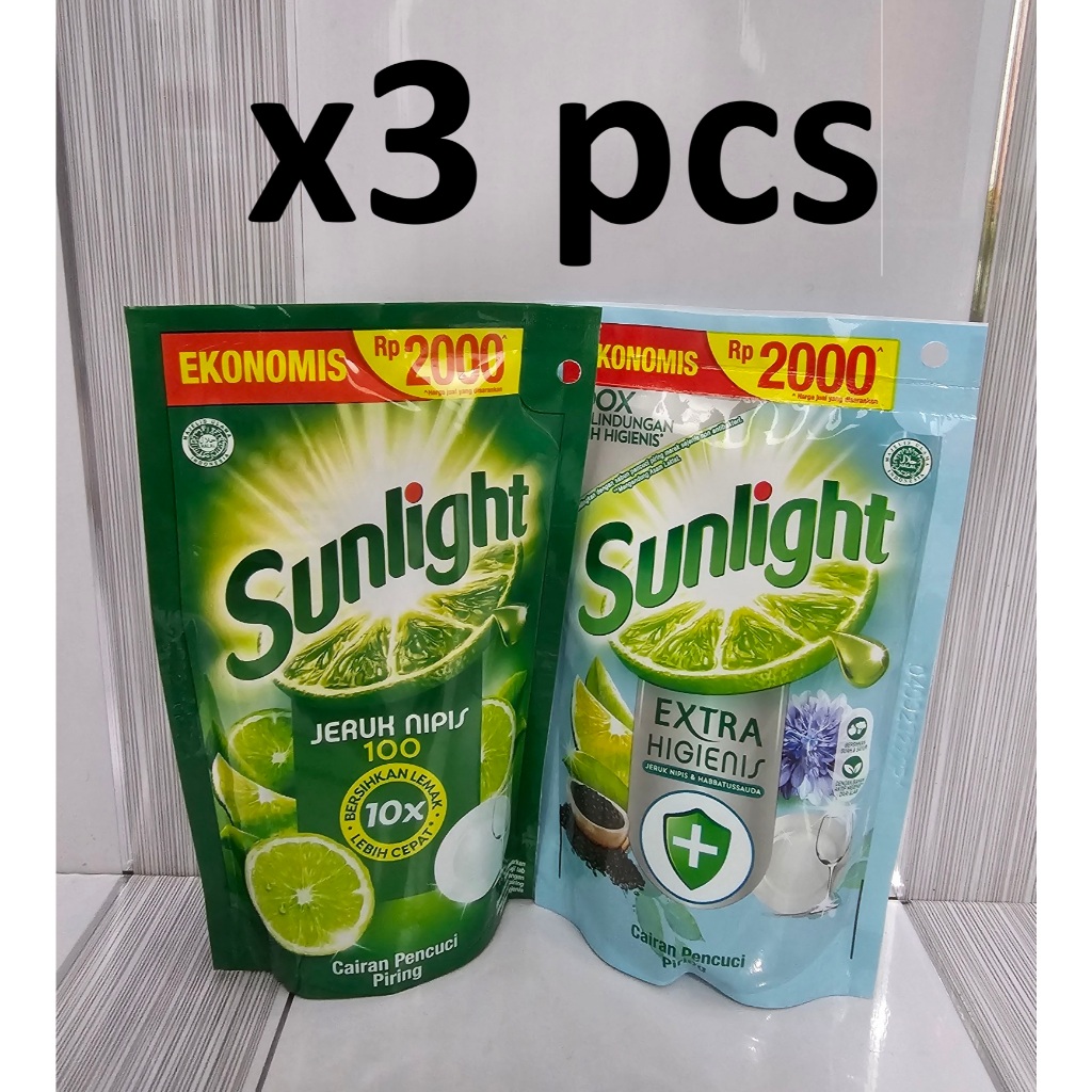 Jual Sunlight 92ml Refill (3pcs) | Shopee Indonesia