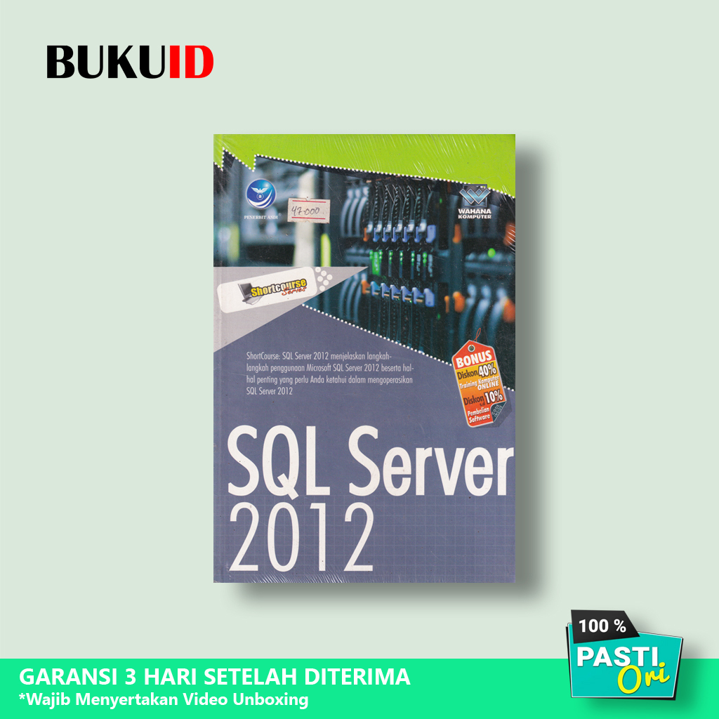 Jual Buku ShortCourse Series: SQL Server 2012 - Original | Shopee Indonesia