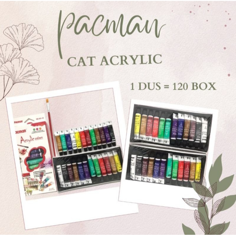 Jual Cat Akrilik / Acrylic Color Paint Set 12 Warna 6 ML | Shopee Indonesia