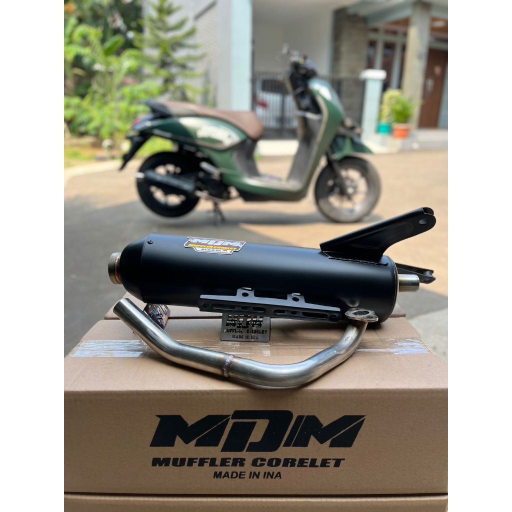 Jual MDM RACING MUFFLER Kenalpot Kondoman Genio / Deluxe / Beat 2020 ...