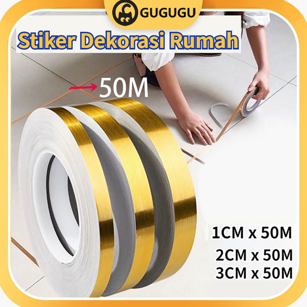 Jual KODE T4W2 5m Stiker Lantai KeramikGulungan Stiker Pembatas Keramik ...
