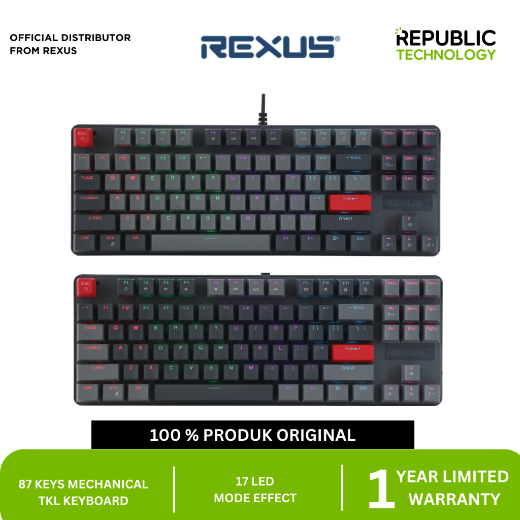 Jual Rexus Keyboard Gaming Heroic KX4 | Shopee Indonesia