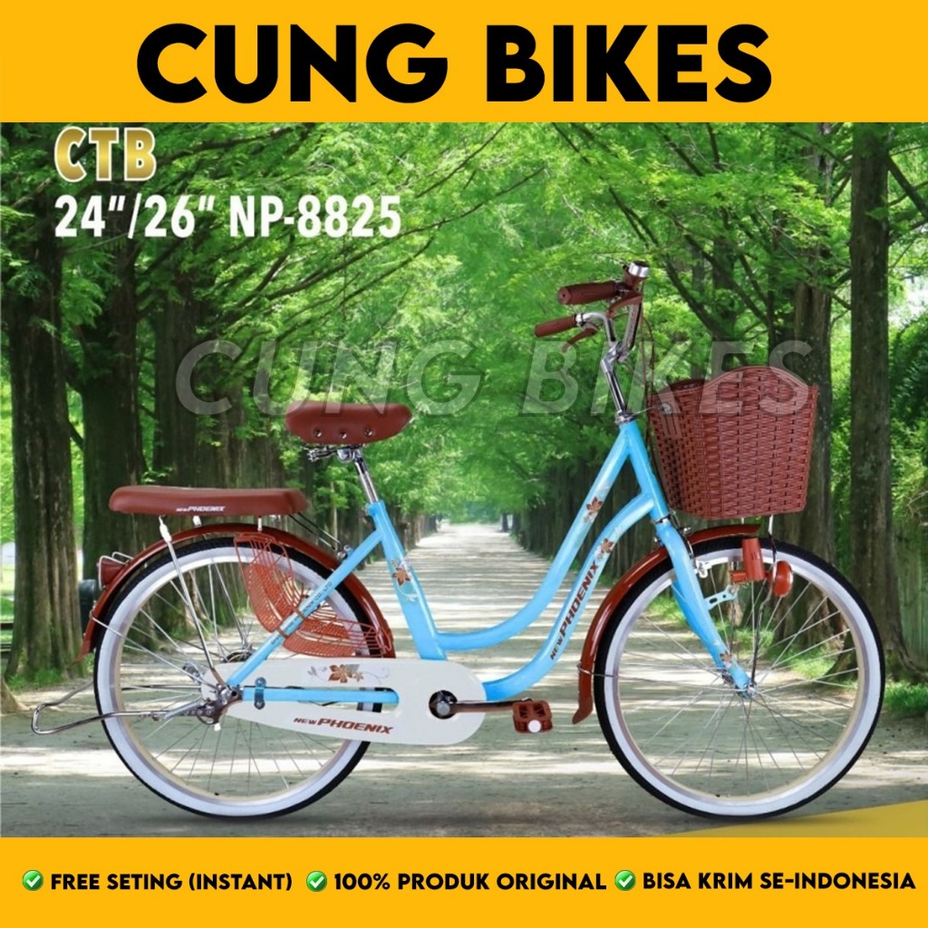 Jual Sepeda Mini PHOENIX NP 8825 AT Untuk Dewasa Keranjang Ukuran 20 24 ...