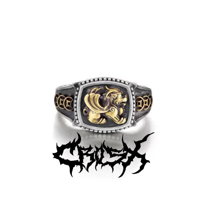 Jual TIKO RING / LION RING GOLD CINCIN SINGA TENGKORAK CINCIN HITAM ...