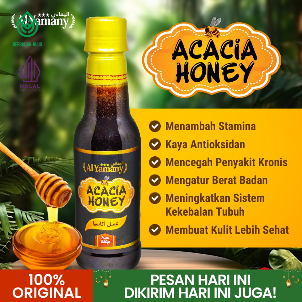 Jual Madu Akasia Murni Raw Honey Asli 650 Gr | Shopee Indonesia