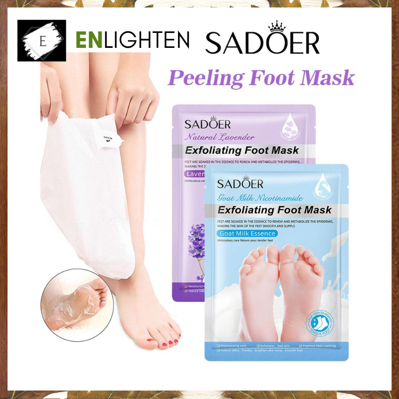 Jual SADOER Goat Milk Foot Mask Exfoliating Masker Kaki Tumit Pecah ...
