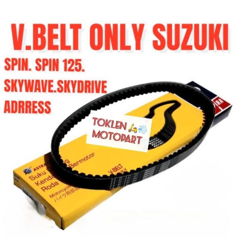 Jual V-BELT FANBELT VBELT ONLY SPIN, SKYDRIVE, SKYWAVE, HAYATE MERK ...