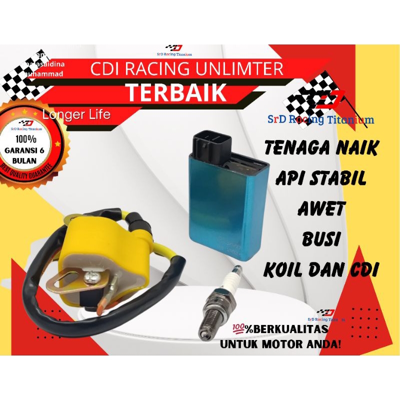 Jual CDI RACING SMASH TITAN UNLIMATE RPM PENGAPIAN NAIK 20 PERSEN KOIL ...