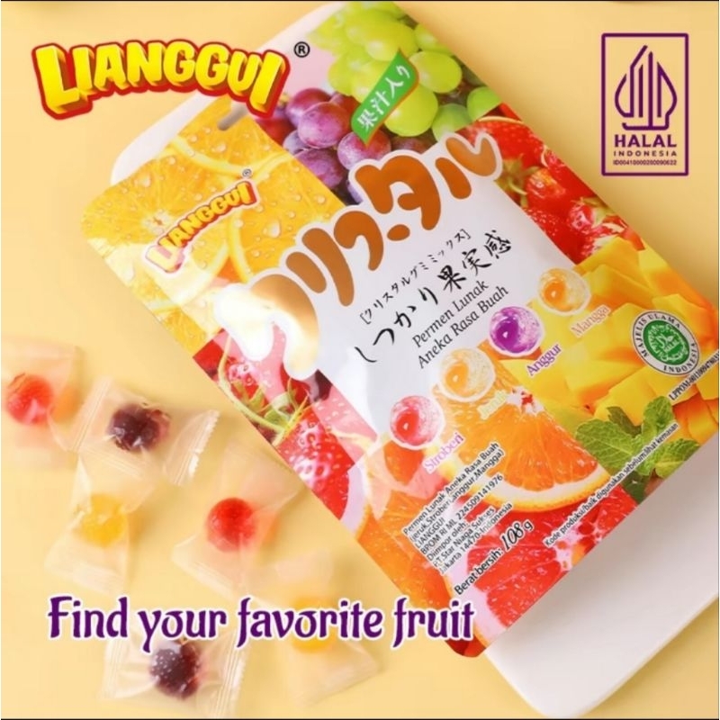 Jual [HALAL] Permen Buah Jelly Kupas3 Varian Rasa / Permen Rasa Buah ...