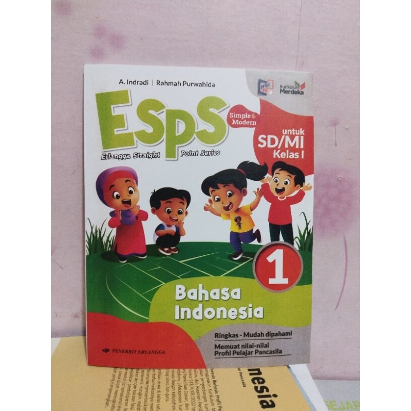 Jual buku esps bahasa Indonesia kelas 1/I sd/mi erlangga kurmer/kurikulum merdeka | Shopee Indonesia