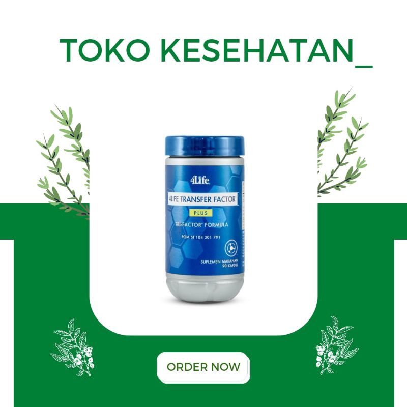 Jual OBAT 4LIFE TRANSFER FACTOR PLUSS FORMULA ORIGINAL | Shopee Indonesia
