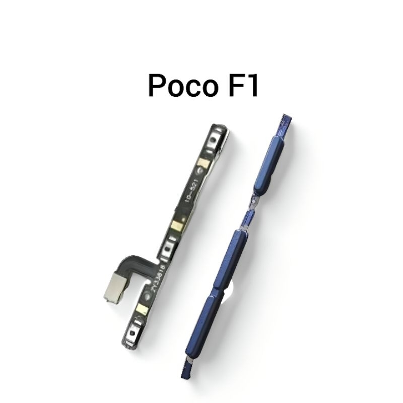 Jual PERNIK + FLEXIBLE ON OFF VOLUME XIAOMI POCO F1 TOMBOL LUAR DALAM 1 SET | Shopee Indonesia