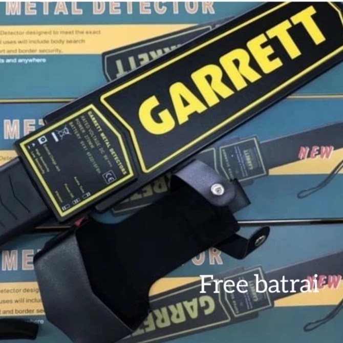 Jual Metal Detektor Garrett hand held metal detector super scaner/Alat ...