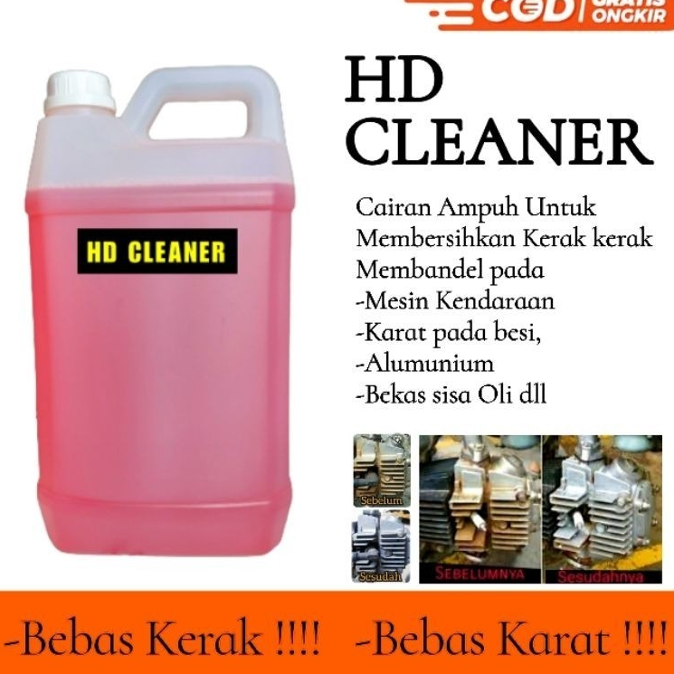 Jual HD cleaner, Degreaser Obat Pembersih Mesin Mobil Motor, Kerak Blok Mesin 5 Liter | Shopee ...