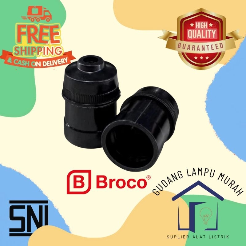 Jual Broco Fitting Gantung Hitam 216L Fitting Lampu Gantung broco Fiting gantung Broco | Shopee ...
