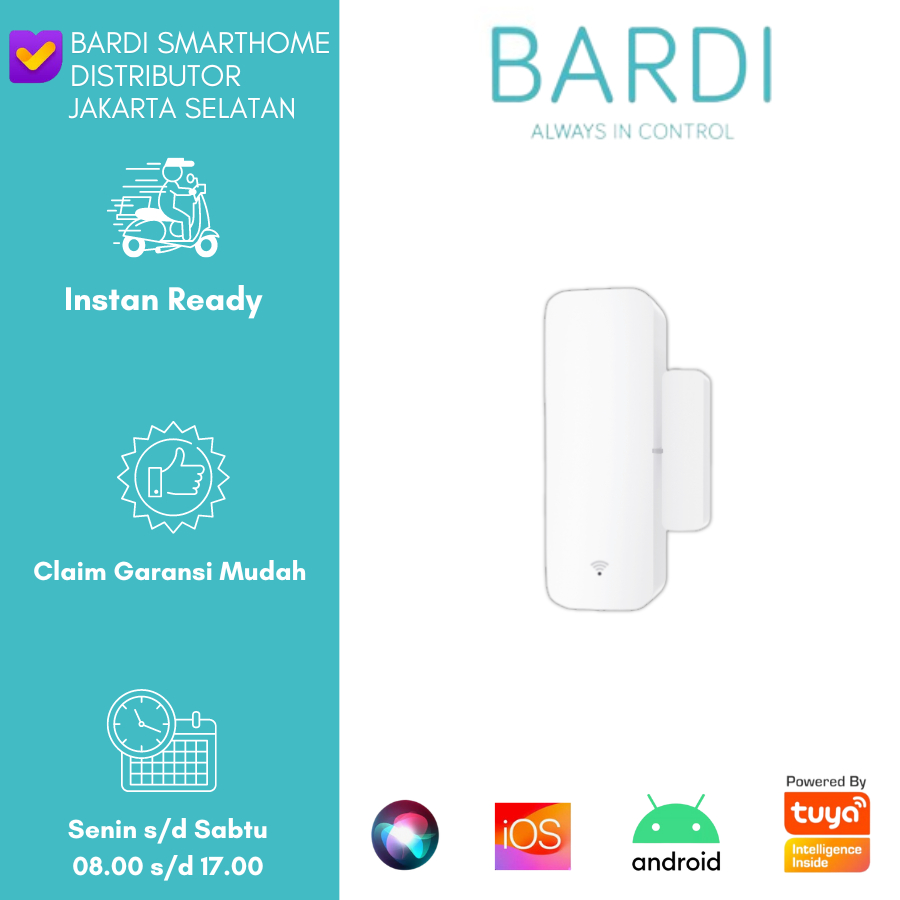 Jual Bardi Smart Home WIFI Window & Door Sensor - No Hub Required ...