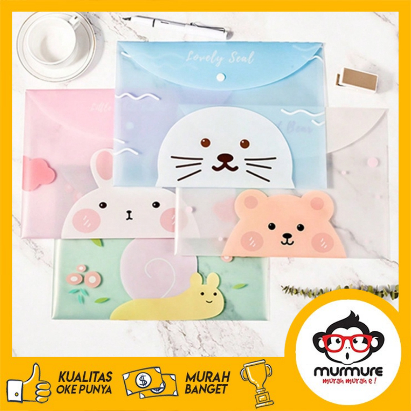 Jual MURMURE I MAP PLASTIK A4 KARAKTER KARTUN LUCU MAP FILE LUCU ...