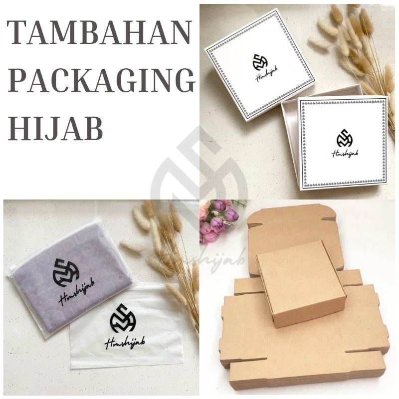 Jual PACKAGING HIJAB /Packaging box/Packaging Pouch/Tambahan packaging ...